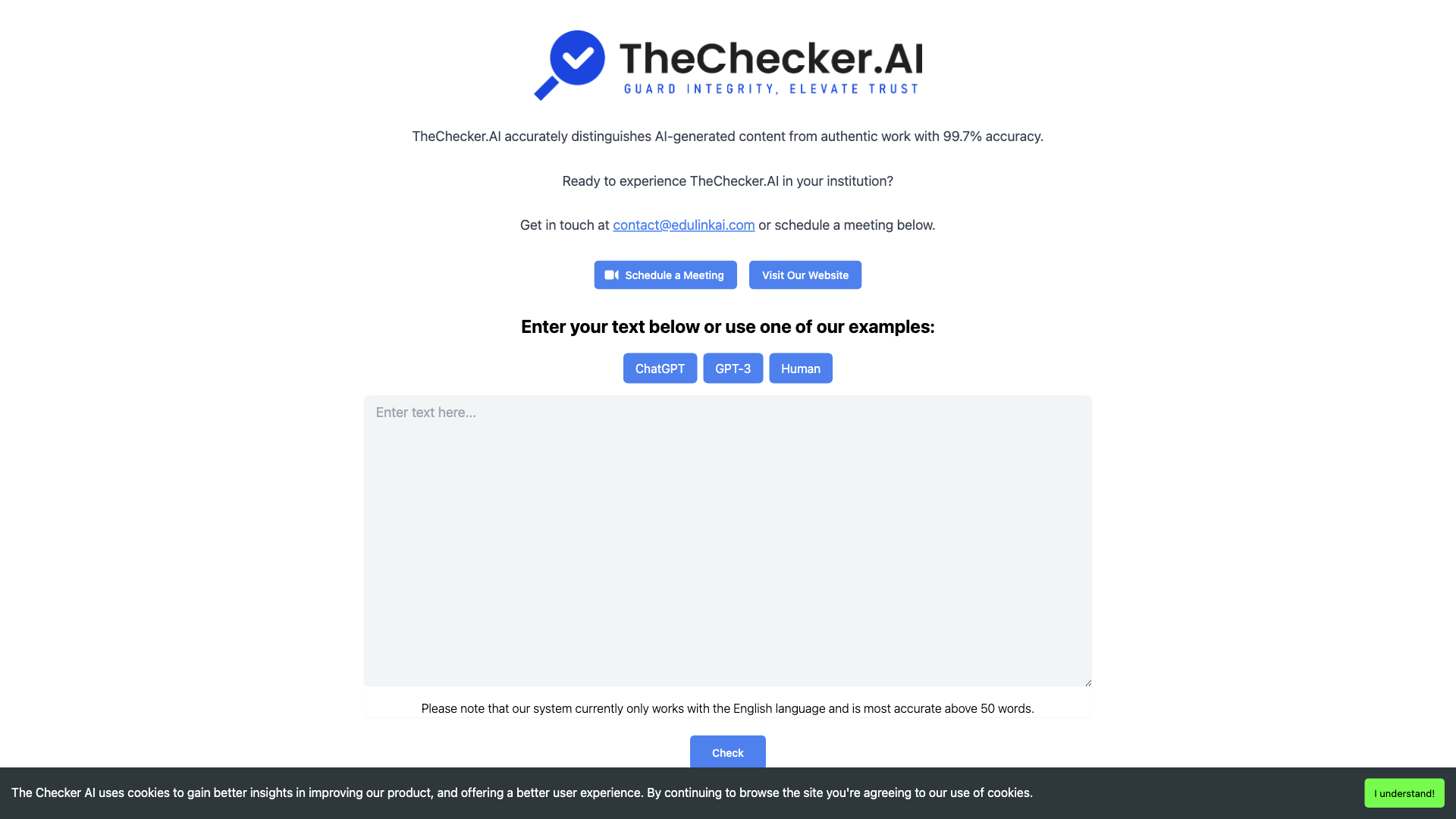 Demo - The Checker AI | Hayo, Hayo App,Hayo Download,AI tool,AI News,AI ...