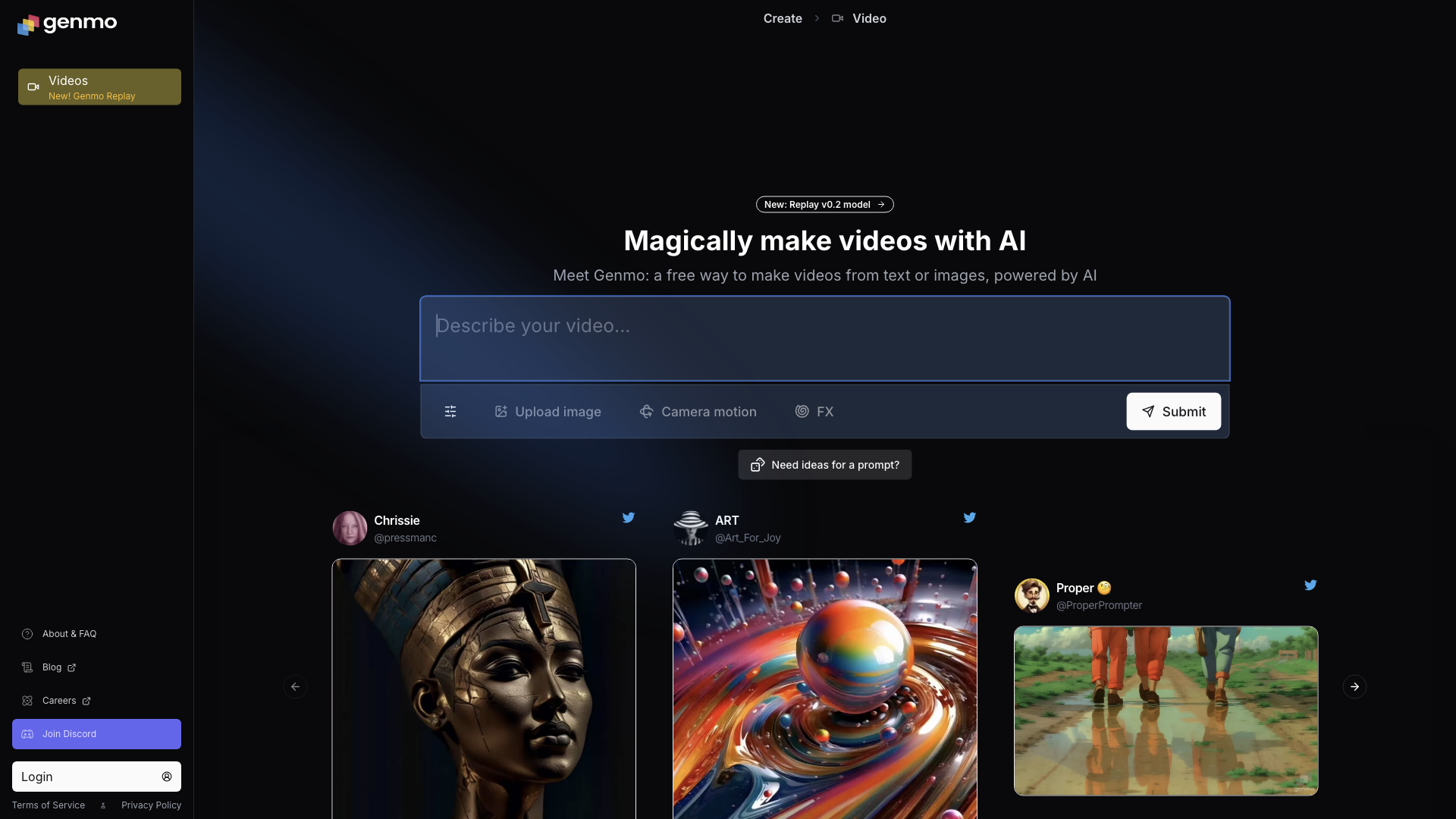 Genmo. Create videos and images with AI. | Hayo, Hayo App,Hayo Download ...