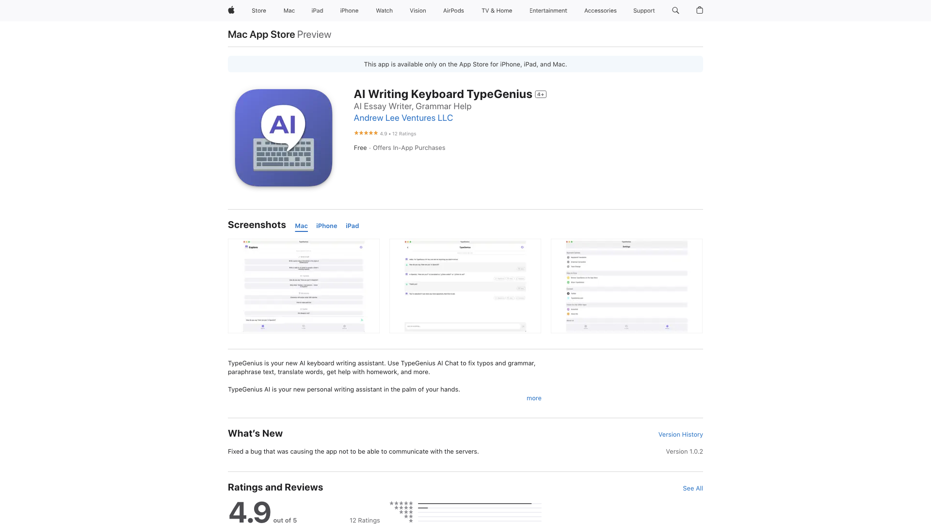 AI Writing Keyboard TypeGenius on the App Store | Hayo, Hayo App,Hayo ...