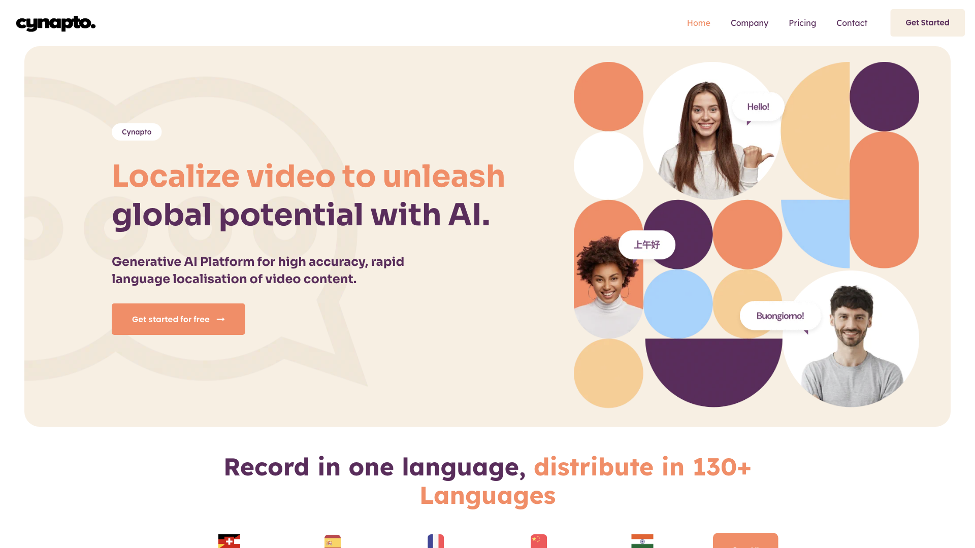 Cynapto. - GenAI platform for video localization | Hayo, Hayo App,Hayo Download,AI tool,AI News ...