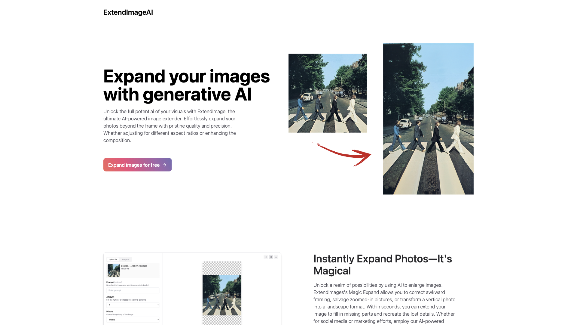 ExtendImageAI - Expand your images with generative AI - Try it for free | Hayo, Hayo App,Hayo ...
