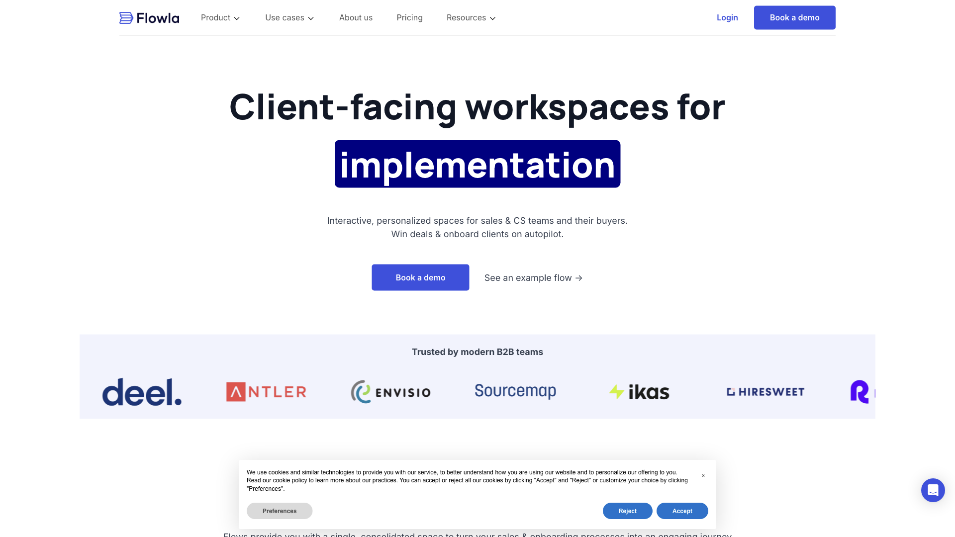 Flowla | Client facing workspaces for sales & onboarding | Hayo, Hayo App,Hayo Download,AI tool ...