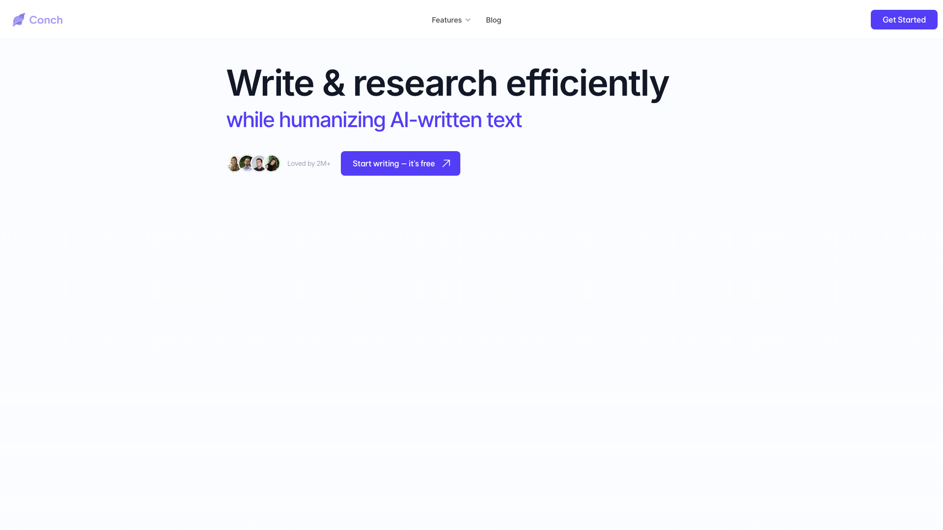 Conch AI - Your Undetectable AI Essay Writing and Research Assistant ...