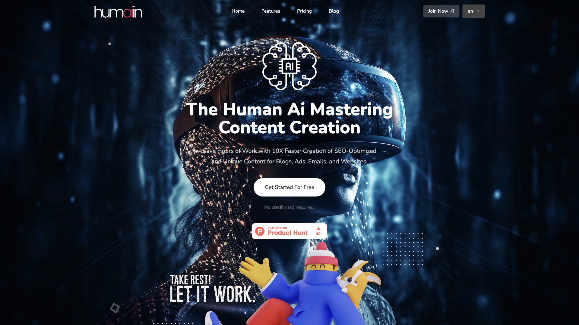 Humai.in : The Human Ai | Best AI Content & Image Generator | Hayo ...