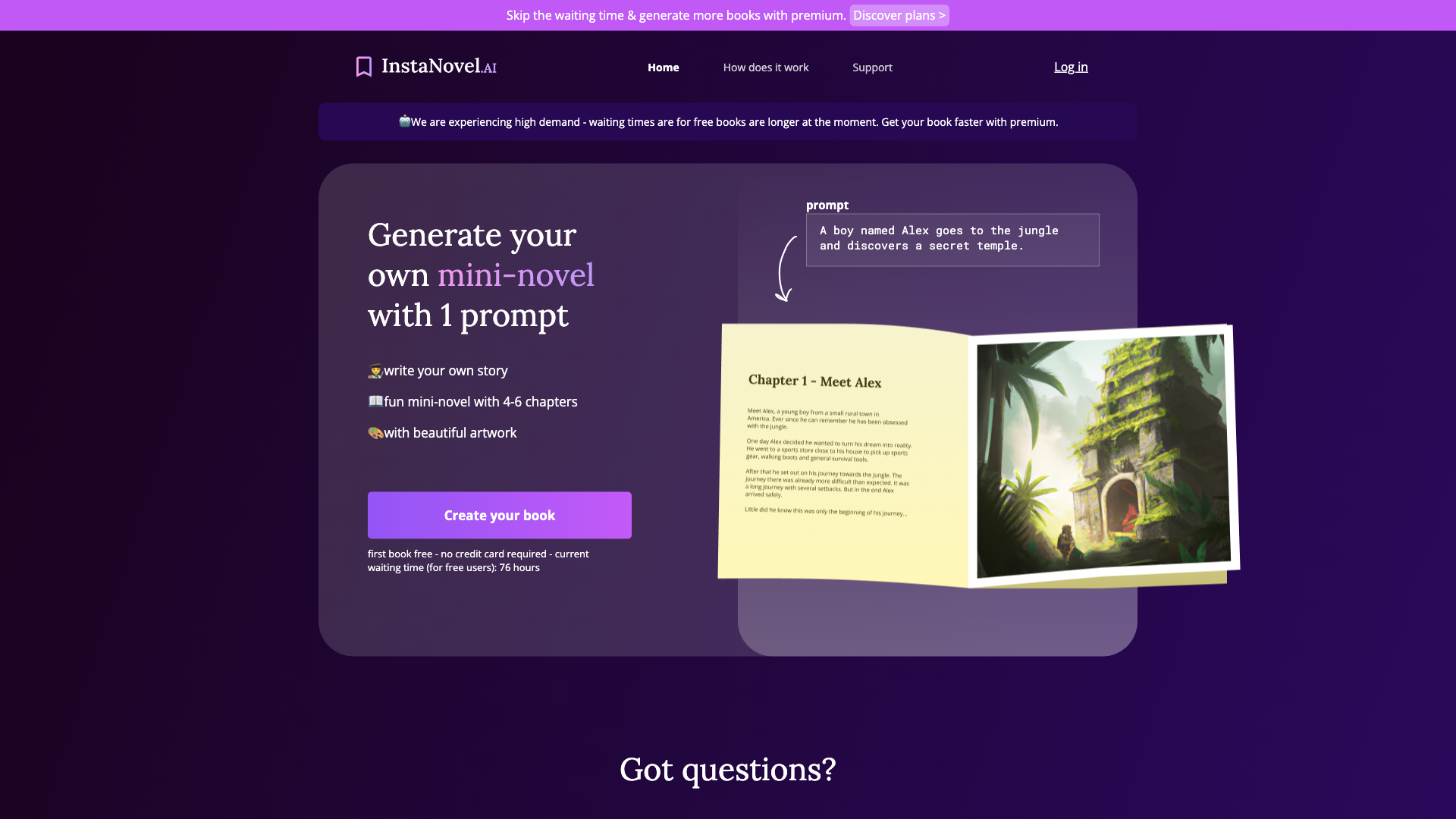 InstaNovel - Generate your Novel with AI | Hayo, Hayo App,Hayo Download,AI tool,AI News,AI Group ...