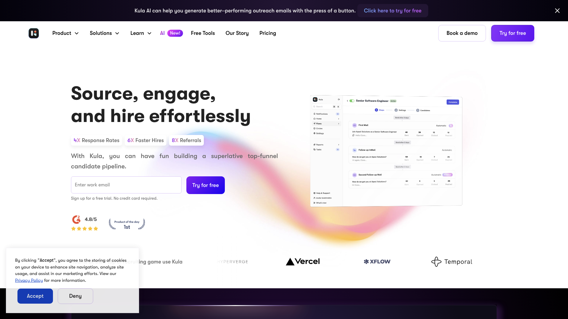 Kula - Outbound Recruitment Automation Platform | Hayo, Hayo App,Hayo Download,AI tool,AI News ...