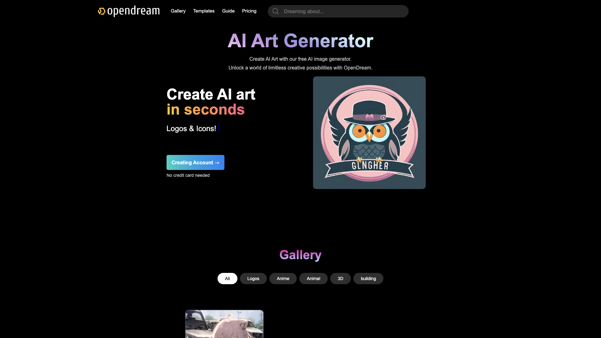 AI ART Generator - Free Text to Image in OpenDream | Hayo, Hayo App ...