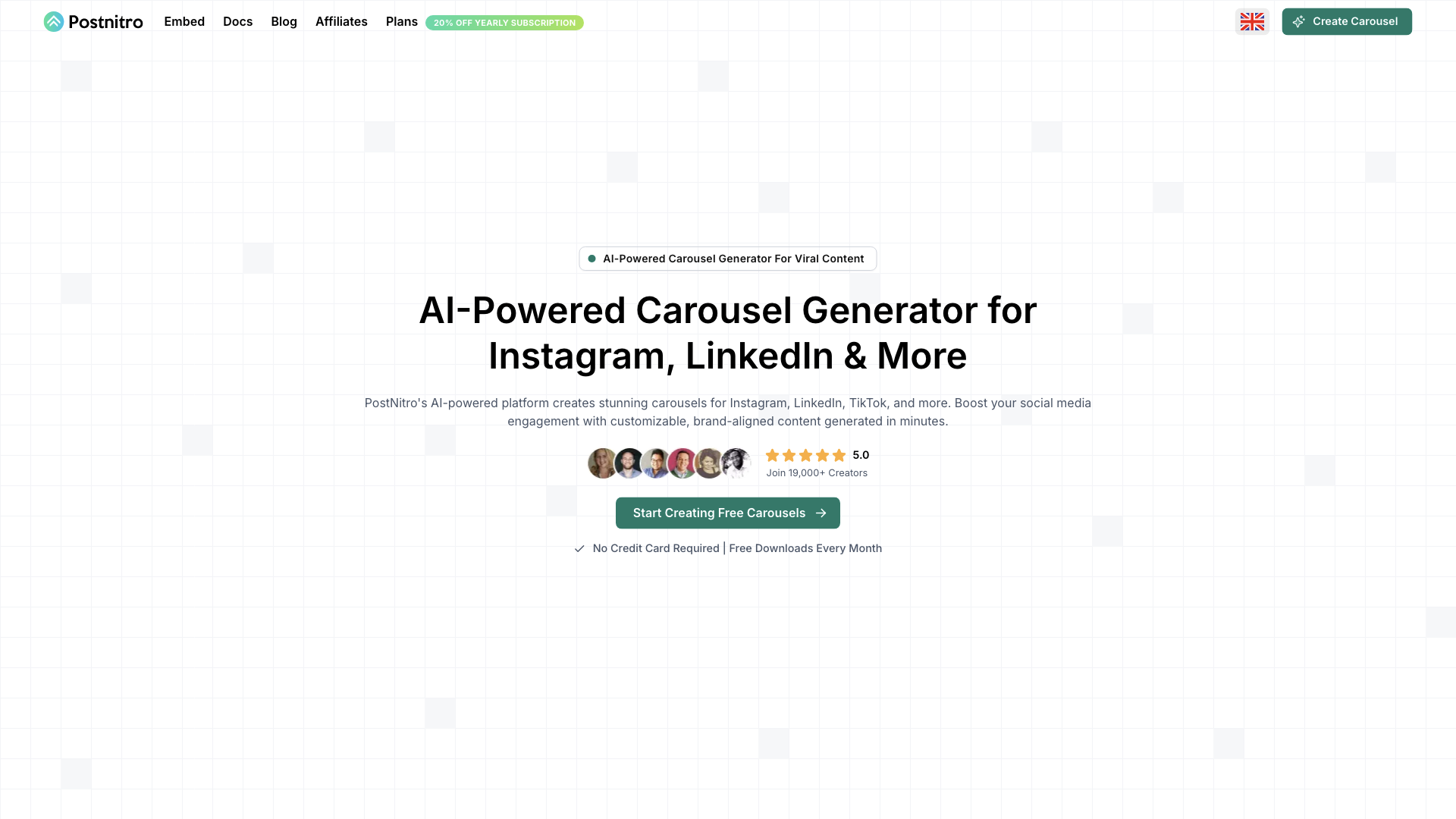 PostNitro: Free AI Carousel Generator | Hayo, Hayo App,Hayo Download,AI tool,AI News,AI Group,AI ...