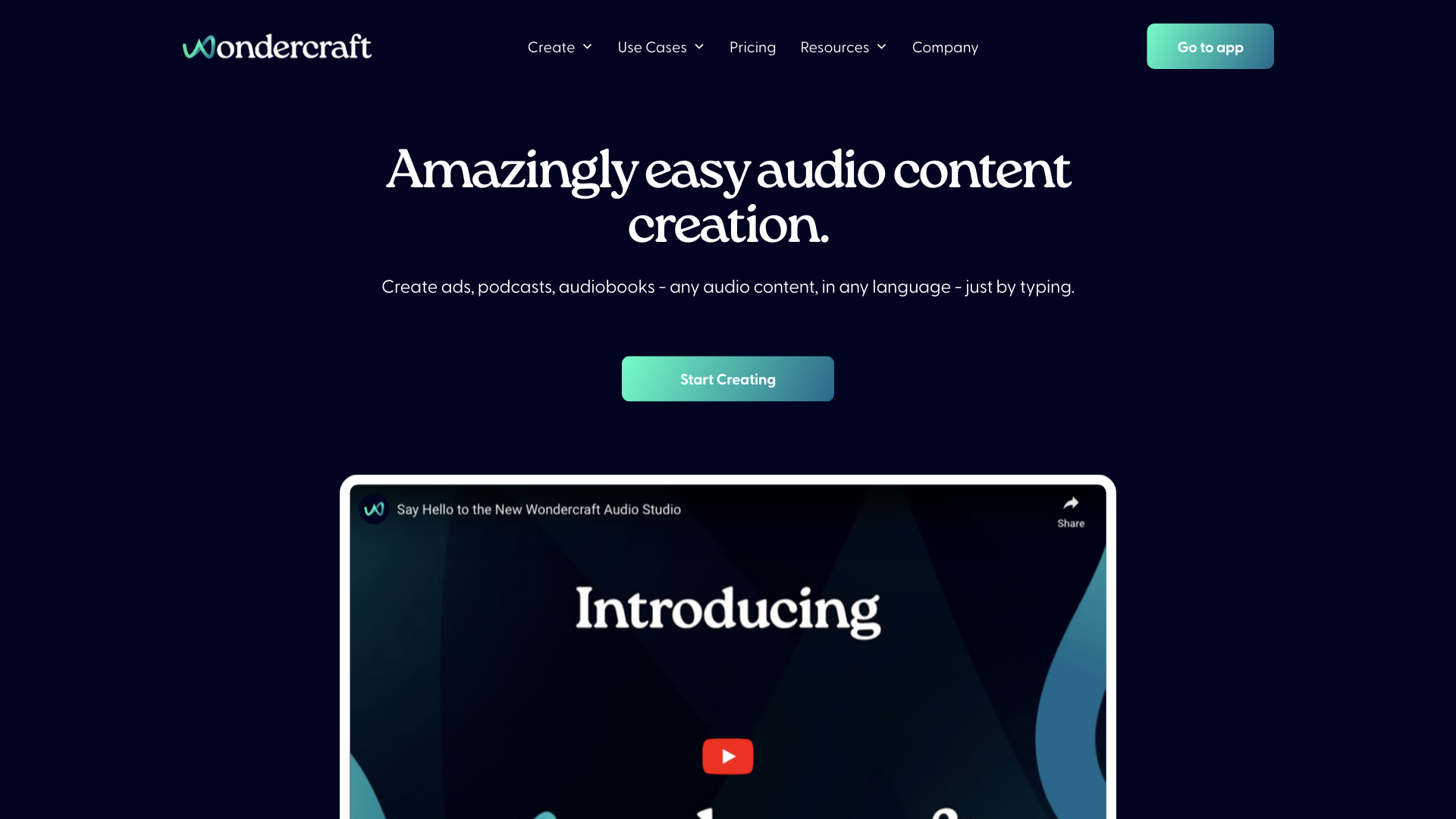AI Powered Audio Studio - Wondercraft | Hayo, Hayo App,Hayo Download,AI ...